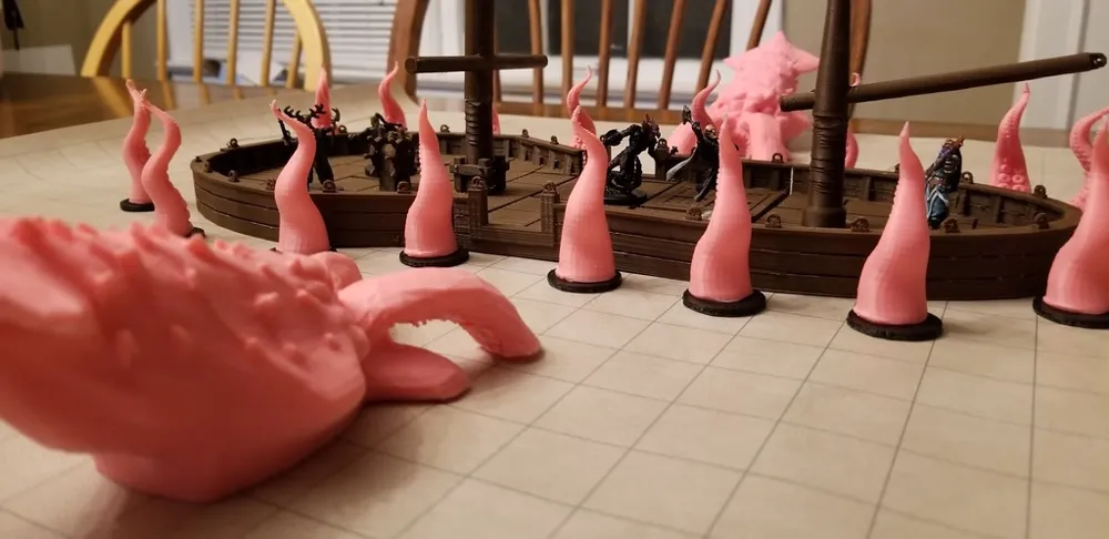 Kraken dnd miniature Remixed by Darkwing MakerWorld: Download Free 3D ...