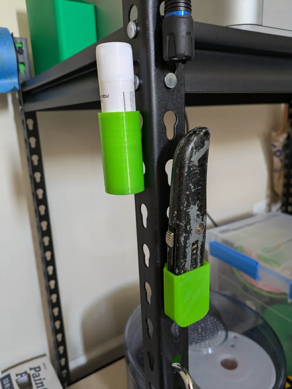 Glue Stick holder for Utility Shelving Rack - Free 3D Print Model ...