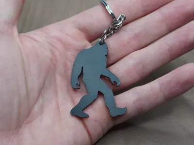 Bigfoot/Sasquatch Keychain by Studio Travisty MakerWorld: Download Free ...