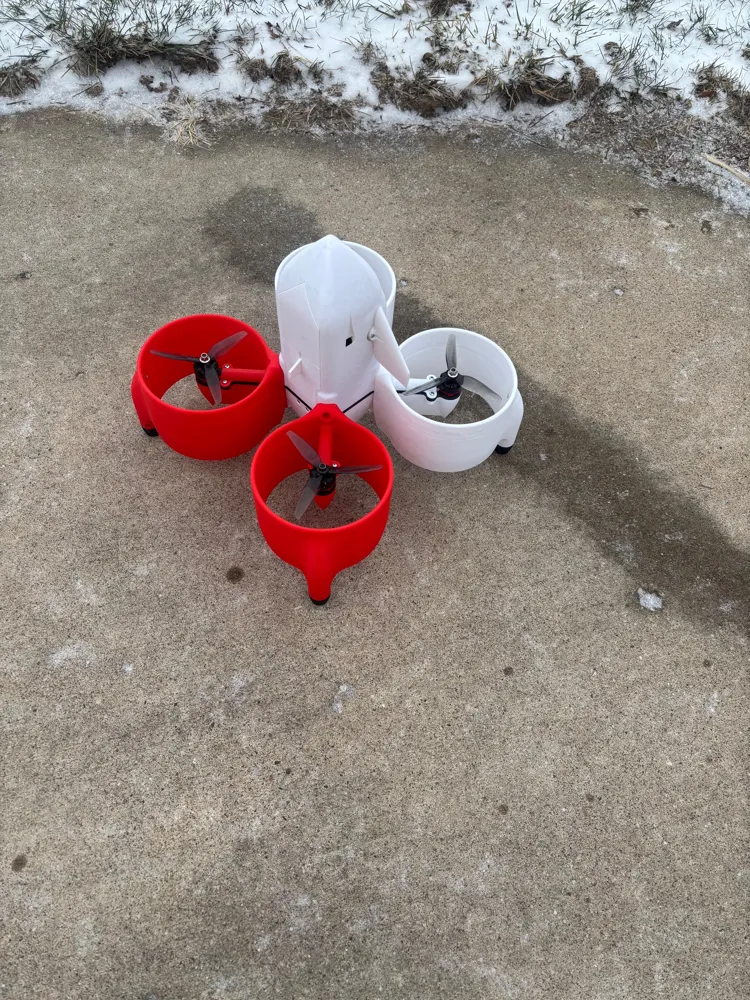 Quad Ring Flügel Ding – Kostenloses 3D-Druckmodell – MakerWorld