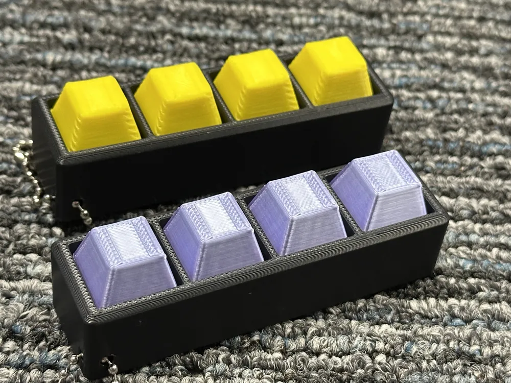Quad Line Clicker + Keychain - Free 3D Print Model - MakerWorld