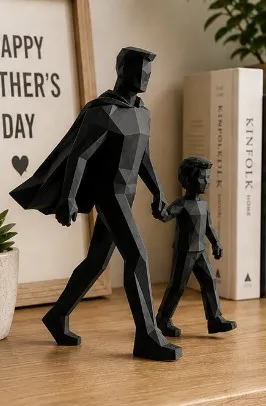 My dad, My Superhero - Father's day - Free 3D Print Model - MakerWorld
