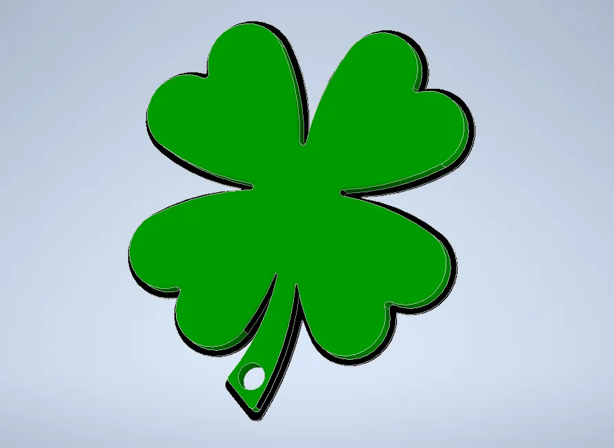 Four-leaf clover, simple design by Outum - MakerWorld