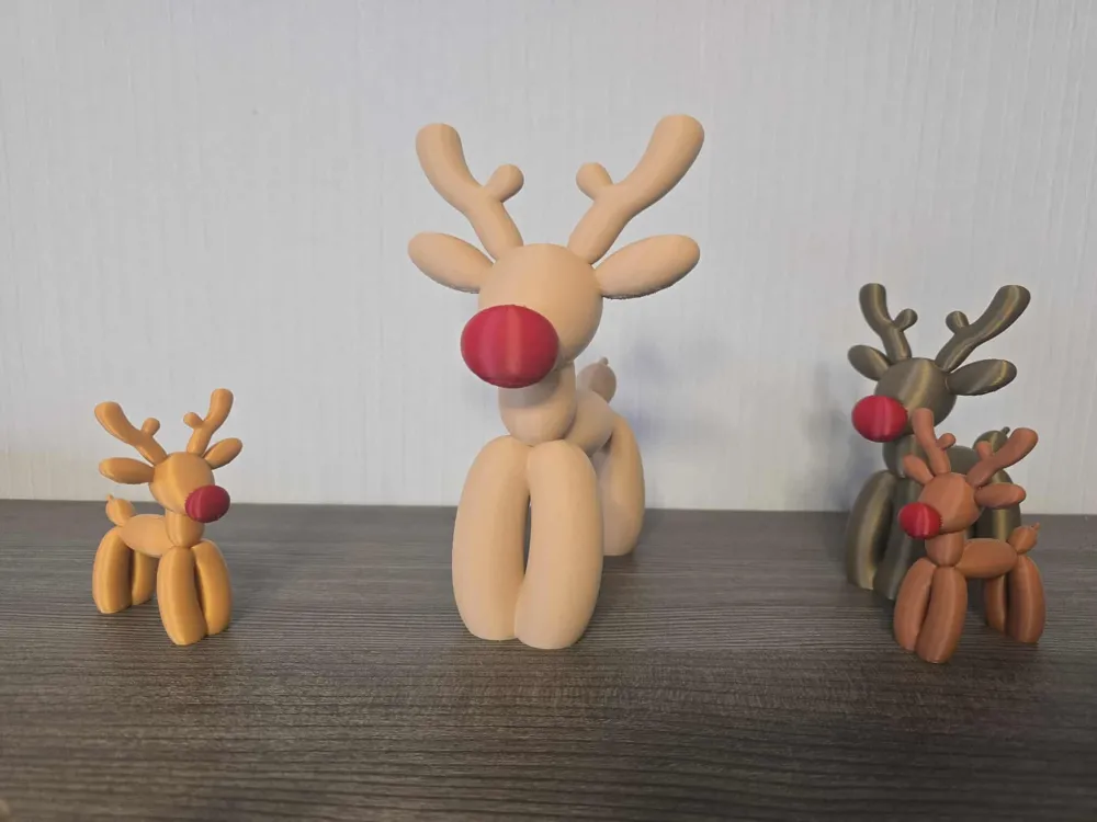 Balloon Reindeer - Rudolph the Red Nose Reindeer by HeiHei MakerWorld ...