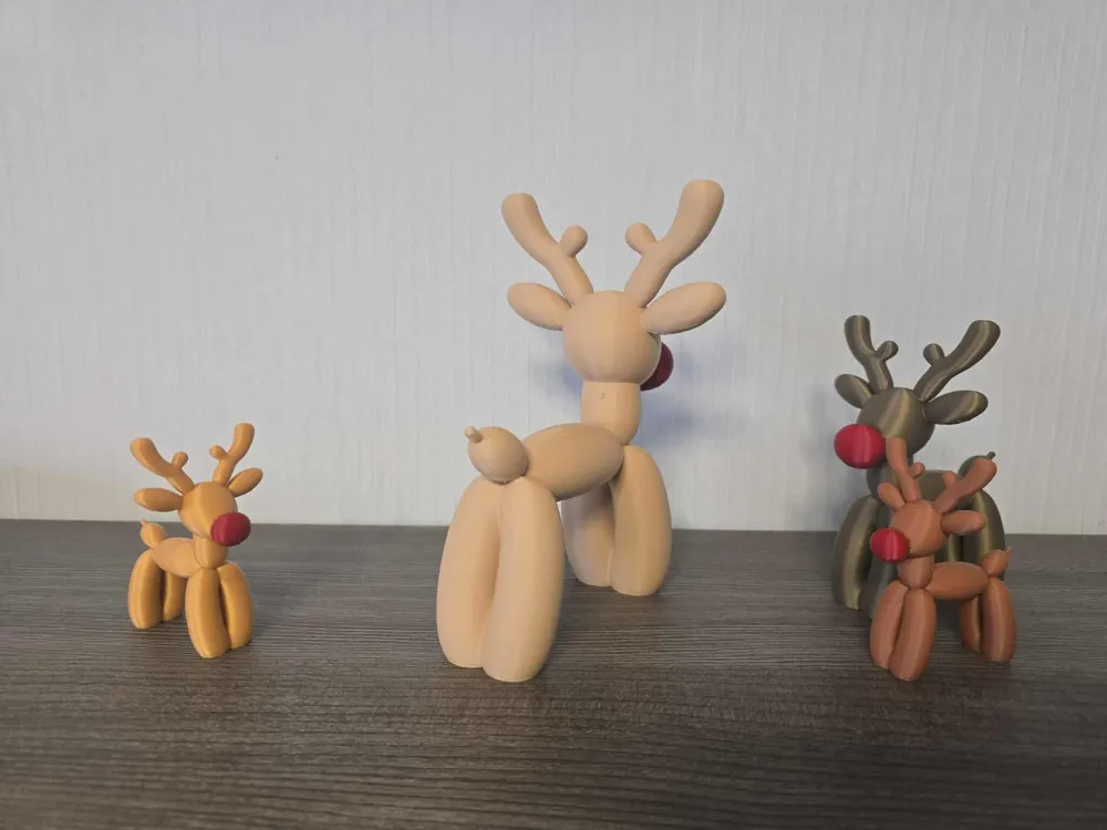 Balloon Reindeer - Rudolph the Red Nose Reindeer by HeiHei MakerWorld ...