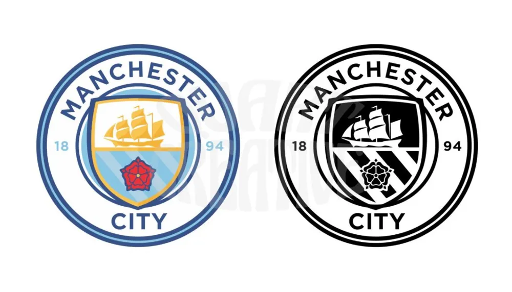 Manchester City Coaster with optional colors by Kugelmann - MakerWorld