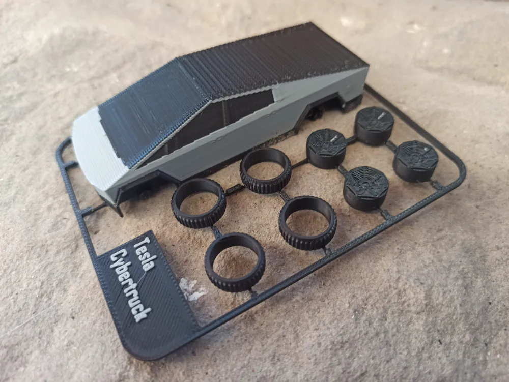 Tesla Cybertruck kit card Remixed by Jerryie - MakerWorld