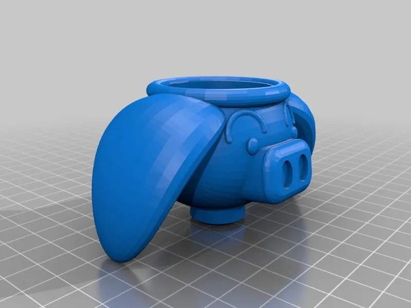Cute animal - Rose pig potted by mingshiuan99 - MakerWorld