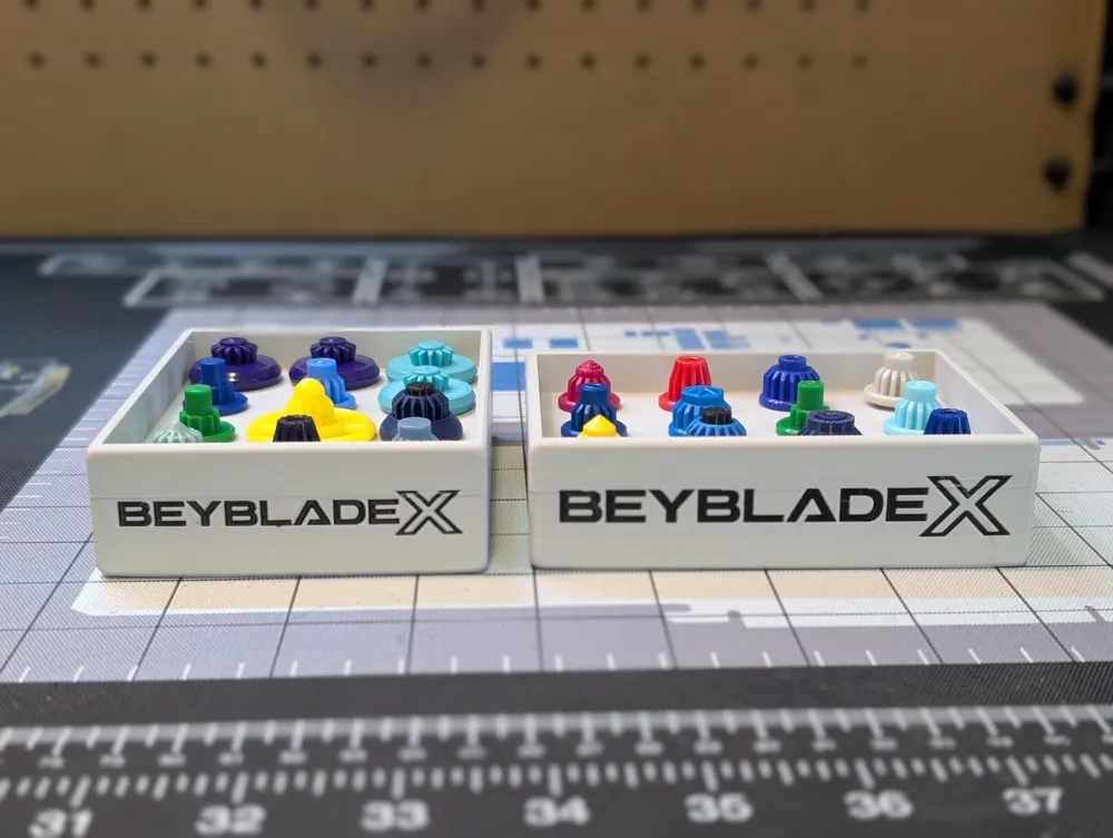 Beyblade X Bit Organizer - Free 3D Print Model - MakerWorld