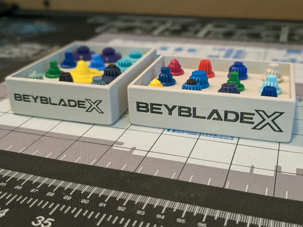 Beyblade X Bit Organizer - Free 3D Print Model - MakerWorld