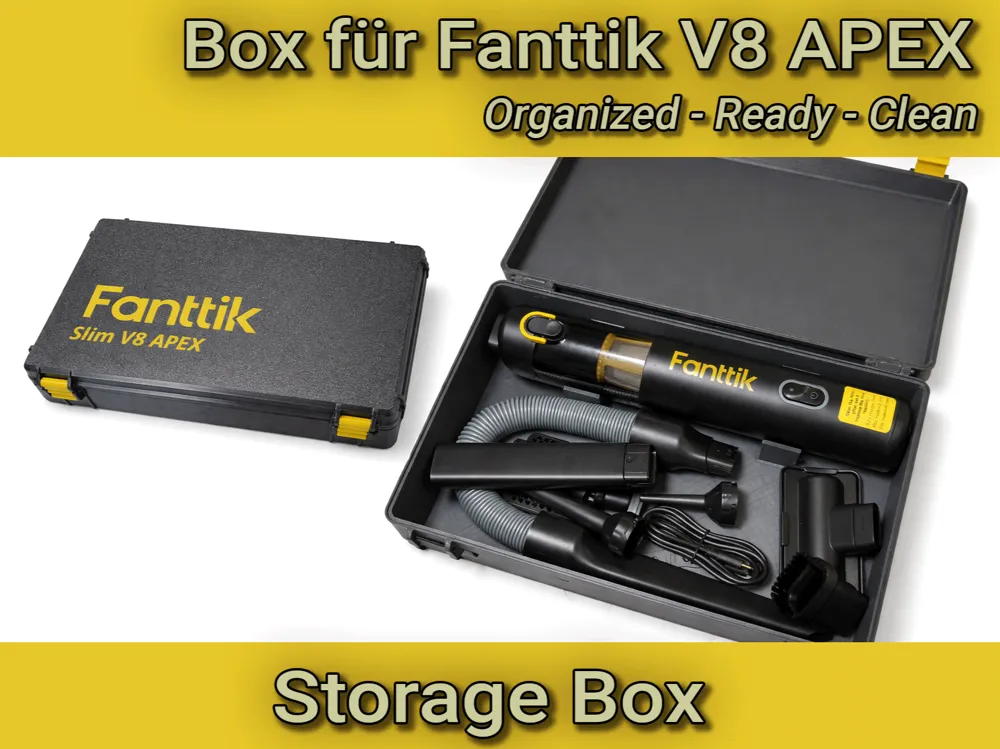 Fanttik Slim V8 APEX Storage Box - Free 3D Print Model - MakerWorld