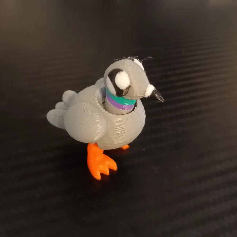 Articulated Cute Pigeon by Waffly3D MakerWorld: Download Free 3D Models