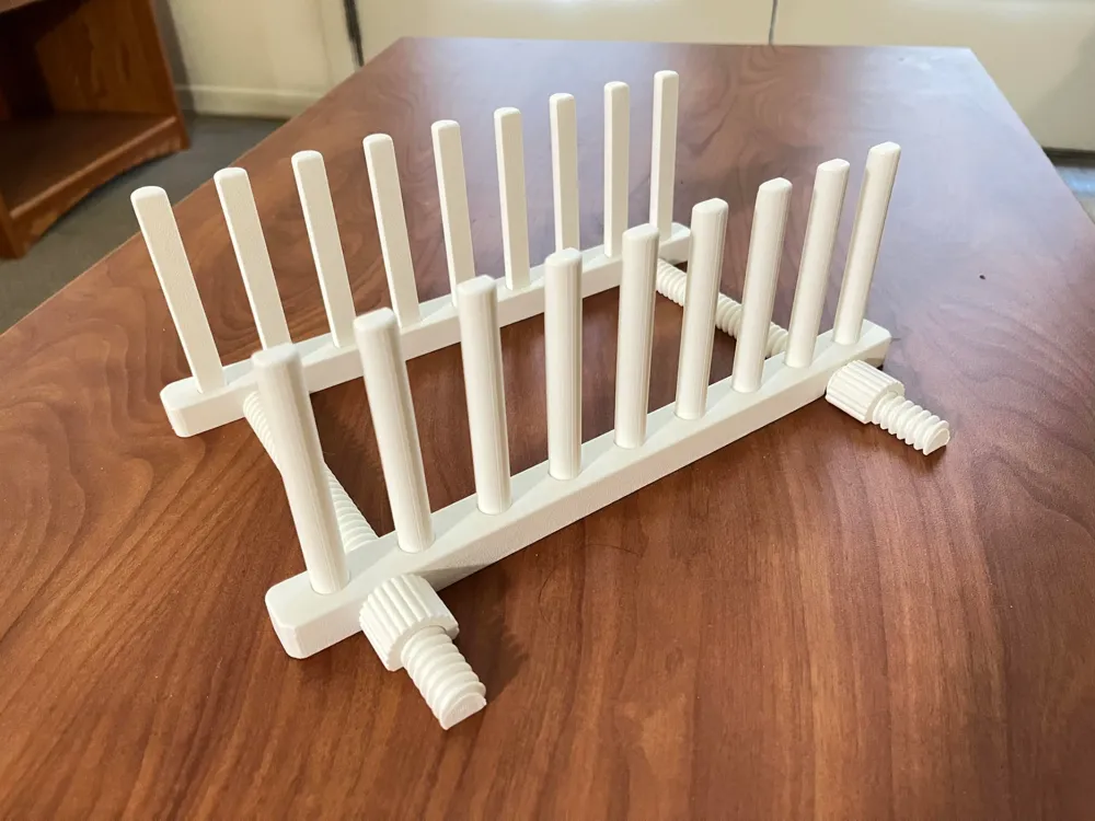 Plate Rack, Plate Holder by Giraffe MakerWorld: Download Free 3D Models