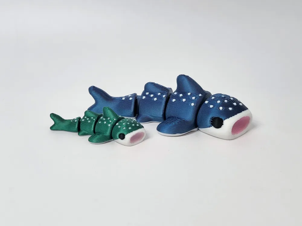 Articulated Whale Shark - Strong Joints - Free 3D Print Model - MakerWorld