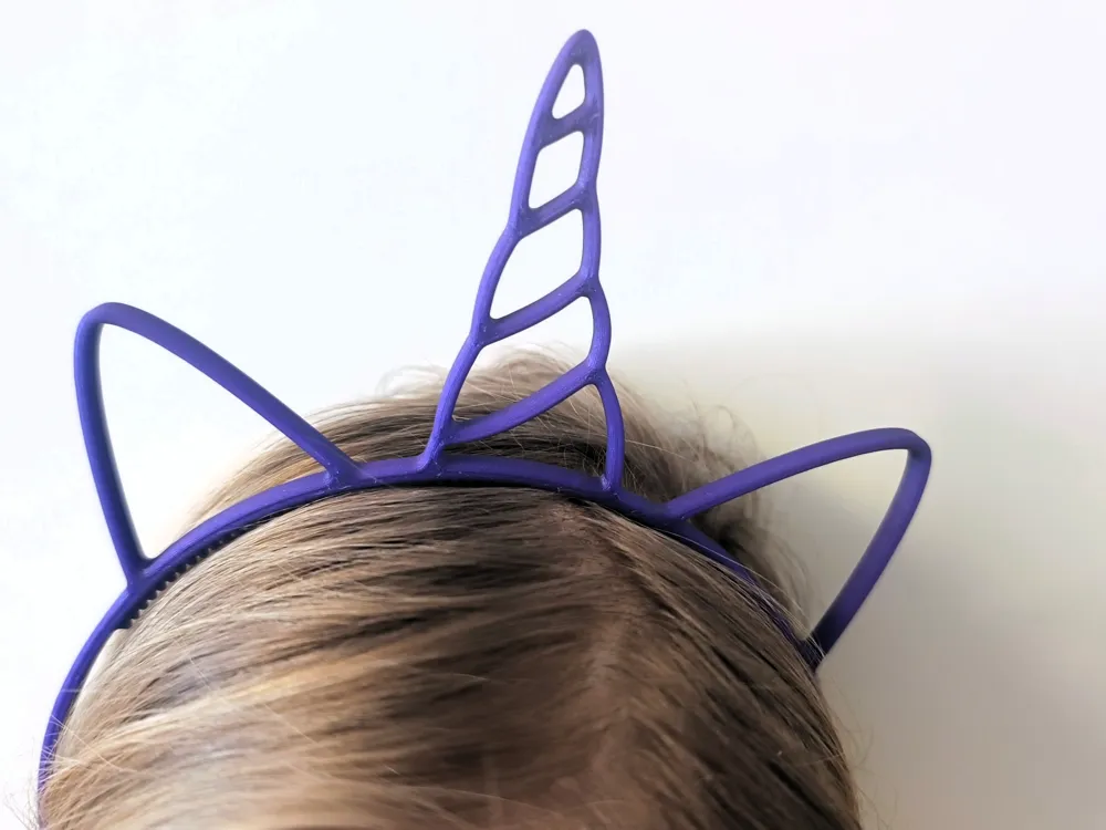Unicorn headband - Free 3D Print Model - MakerWorld