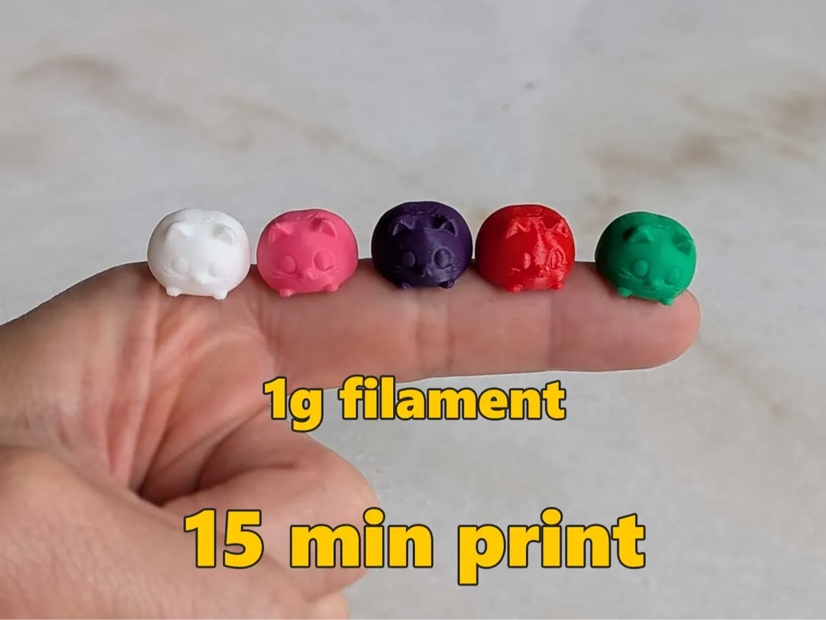 Small Tiny Mini Micro Cat - Free 3D Print Model - MakerWorld
