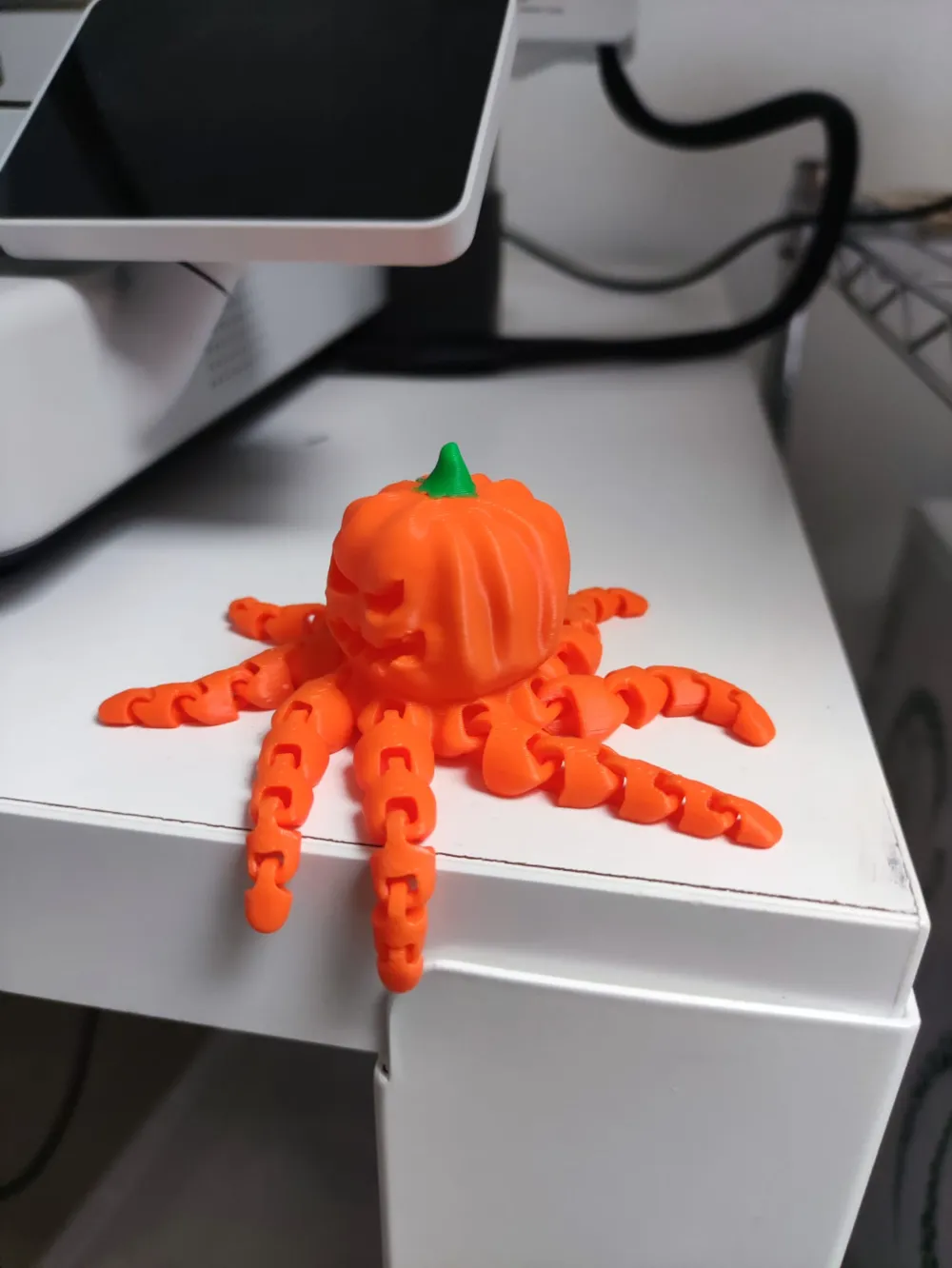Octopus pumpkin by Sunbertyv_ - MakerWorld