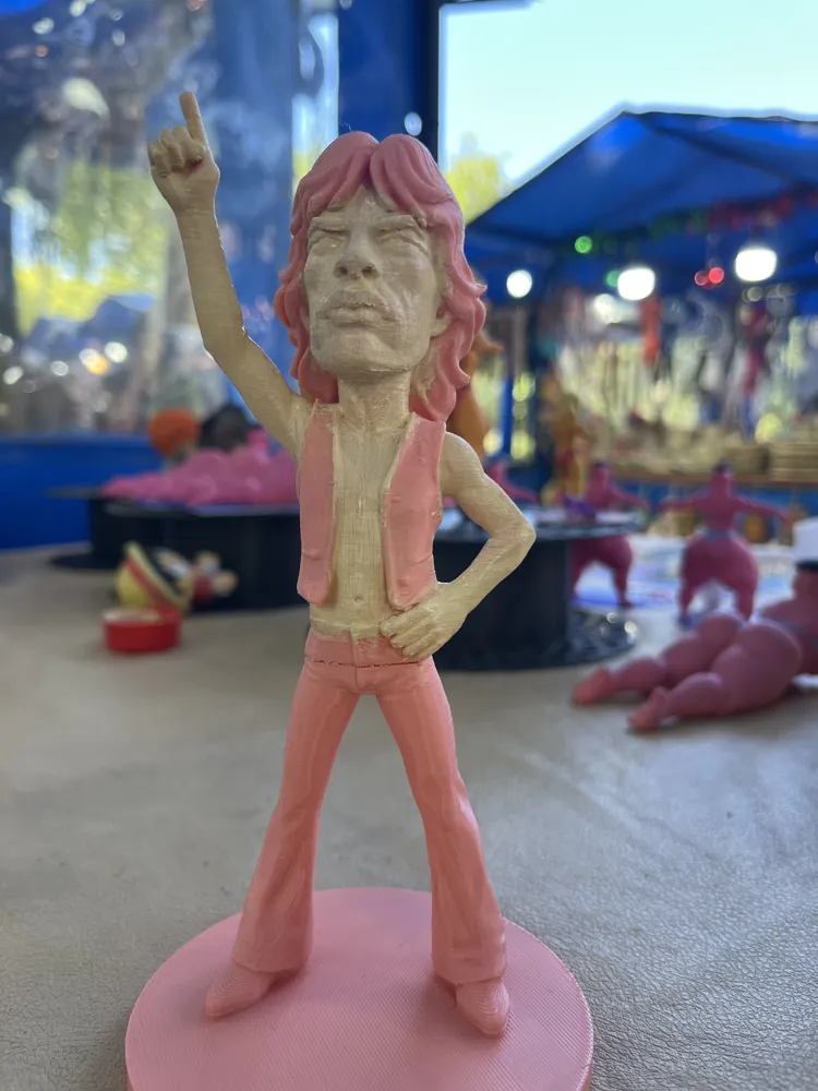 Mick Jagger - Free 3D Print Model - MakerWorld