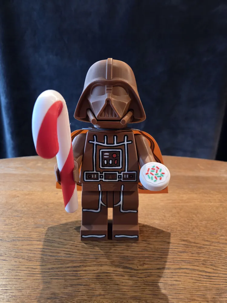 Building Block Megafigure Christmas Darth Vader 21cm - Free 3D Print ...