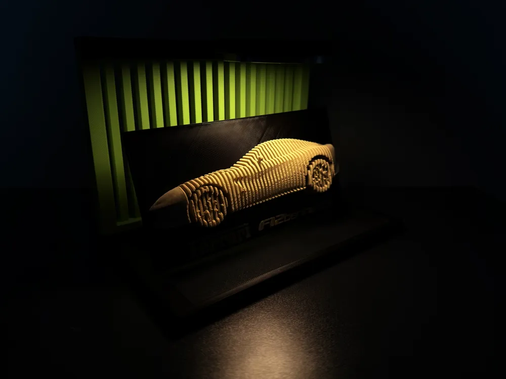 Ferrari F12 Berlinetta - Vertically Layered model! Remixed by ...