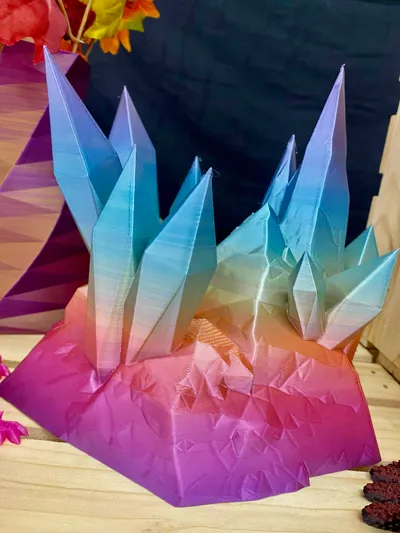 Crystal Figure Display Stand by 3Dimension Customs - MakerWorld