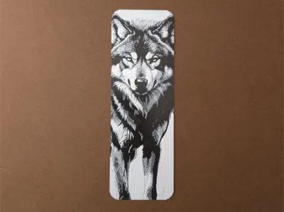 Wolf Bookmark by Fyty Atrus Design - MakerWorld