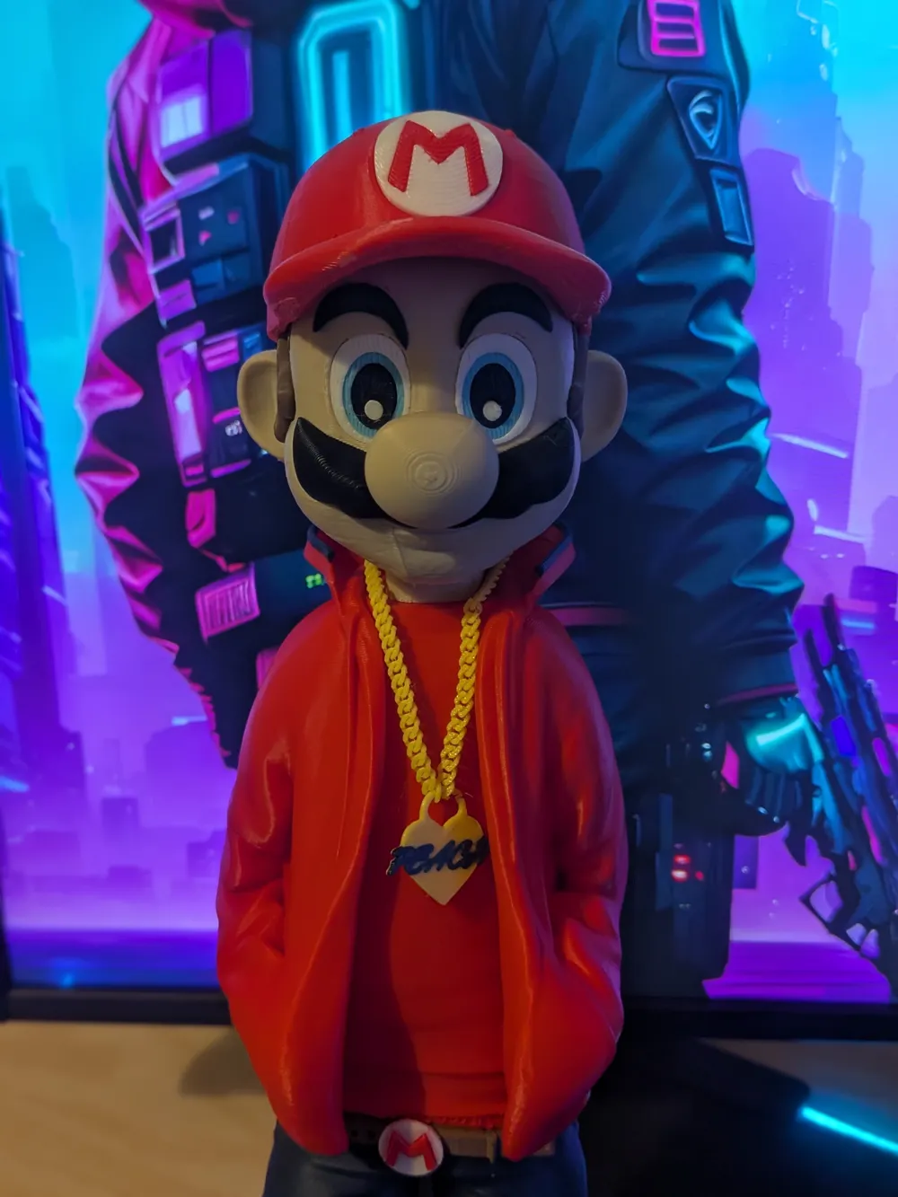 Urban Vibes Mario Head (Full Head) Remixed by oOMILLSY3DOo MakerWorld ...