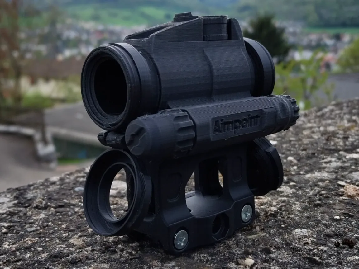 [Fictícia] Mira de ponto vermelho Aimpoint CompM5b - Modelo gratuito ...