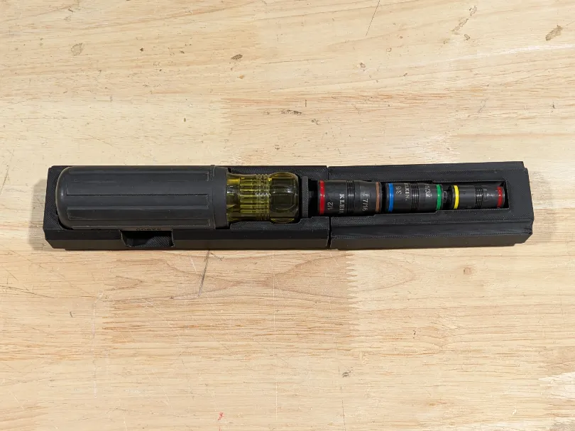 Gridfinity Klein 7-in-1 nut driver - Free 3D Print Model - MakerWorld