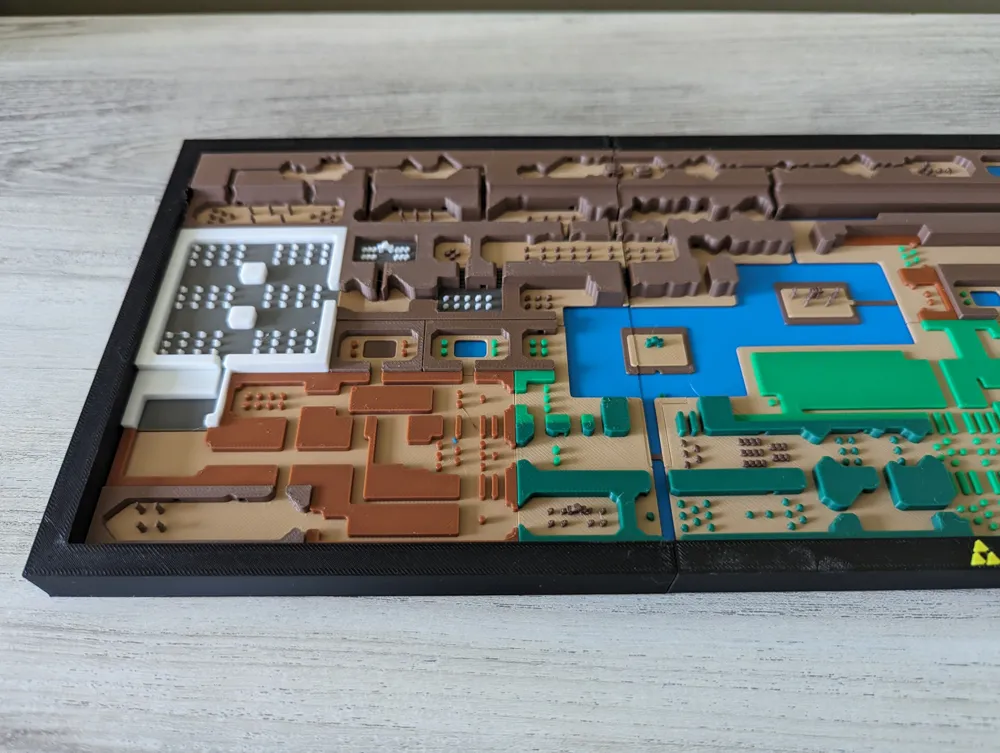 The Legend of Zelda Map - Free 3D Print Model - MakerWorld