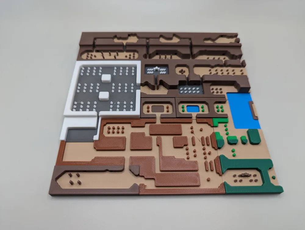 The Legend of Zelda Map - Free 3D Print Model - MakerWorld