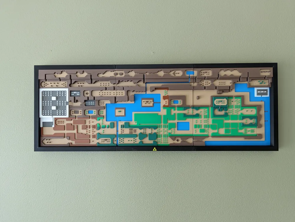 The Legend of Zelda Map - Free 3D Print Model - MakerWorld