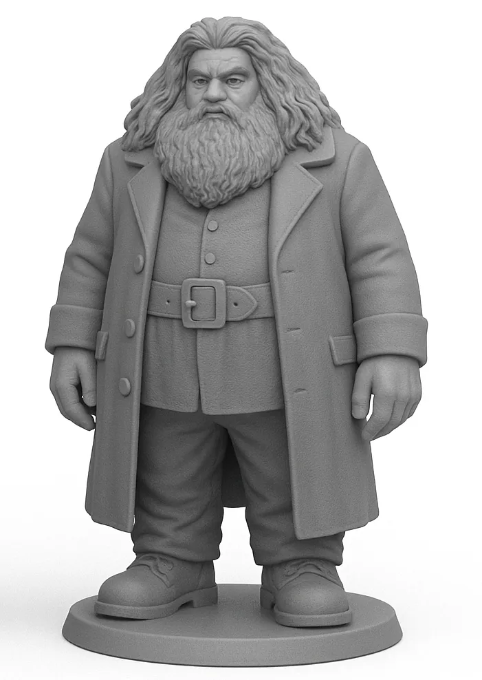 Rubeus Hagrid - Harry Potter - Modelo de impresión 3D gratuito - MakerWorld