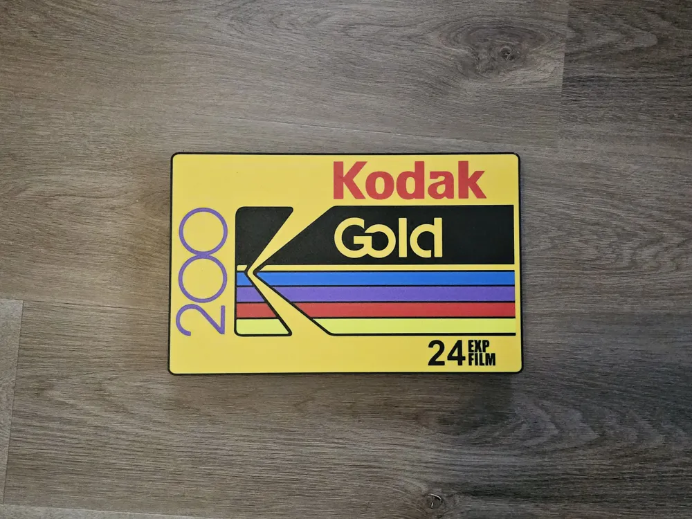 Kodak Gold LED Leuchtkasten Schild – Kostenloses 3D-Druckmodell ...