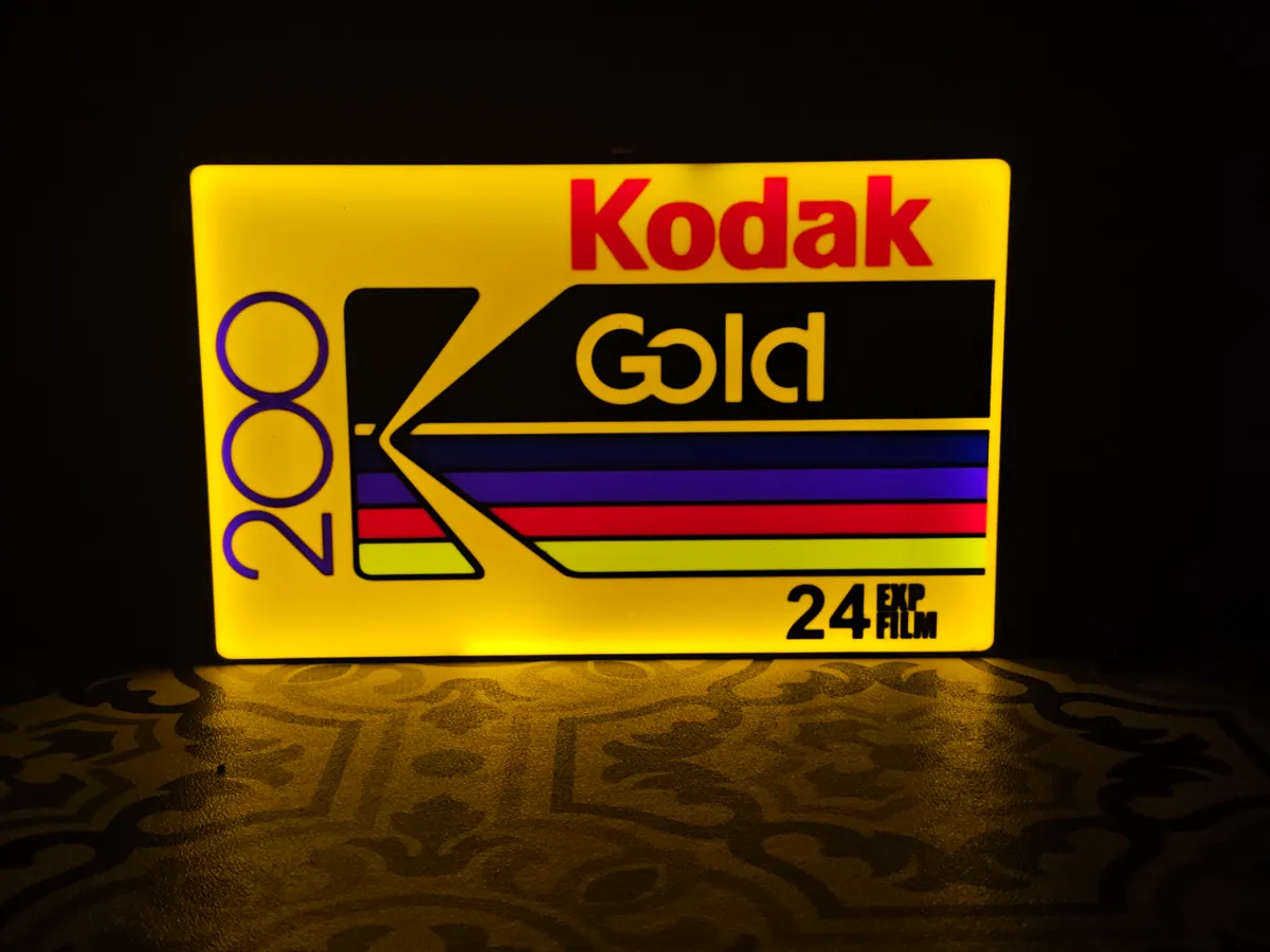 Kodak Gold LED Leuchtkasten Schild – Kostenloses 3D-Druckmodell ...