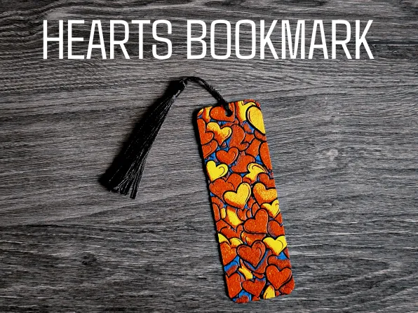 Bookmark - Hearts - Free 3D Print Model - MakerWorld
