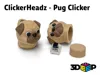 ClickerHeadz - Pug Keyboard Clicker & Keychain - Free 3D Print Model ...