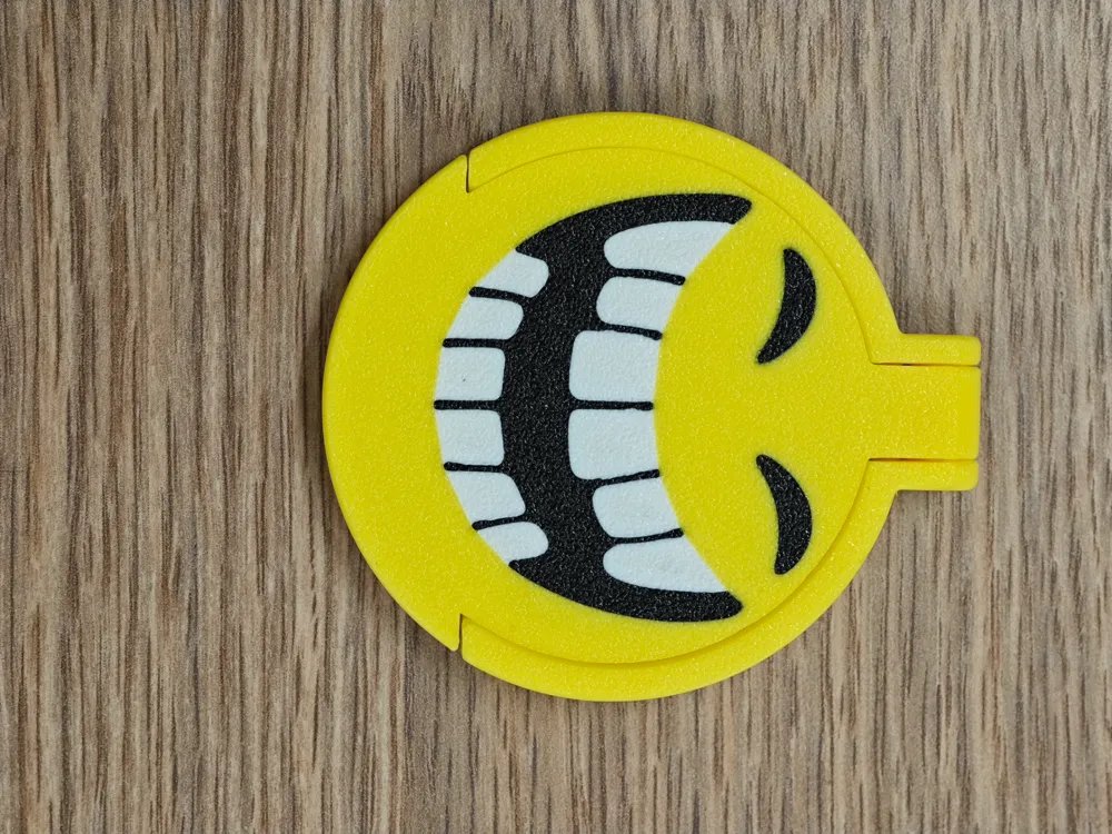Can Lid emoji printed in one piece by SeltinoCZ - MakerWorld