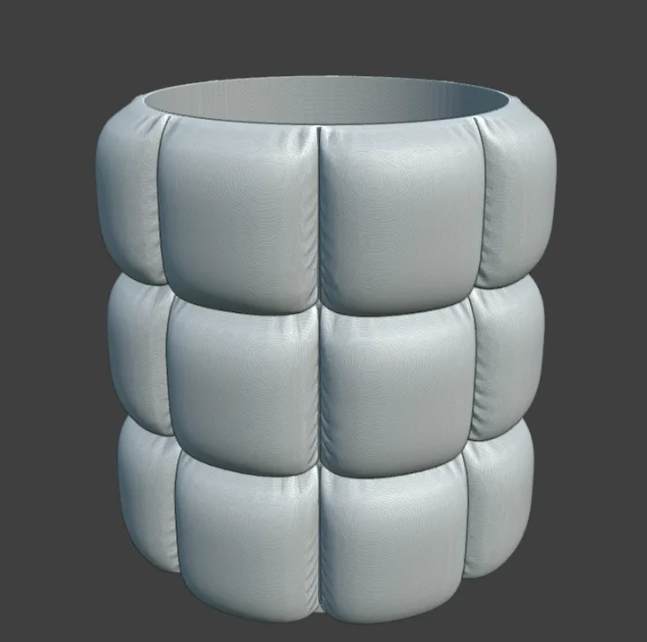 Inflated Soft Cloth Pen Holder by 云端的风 - MakerWorld