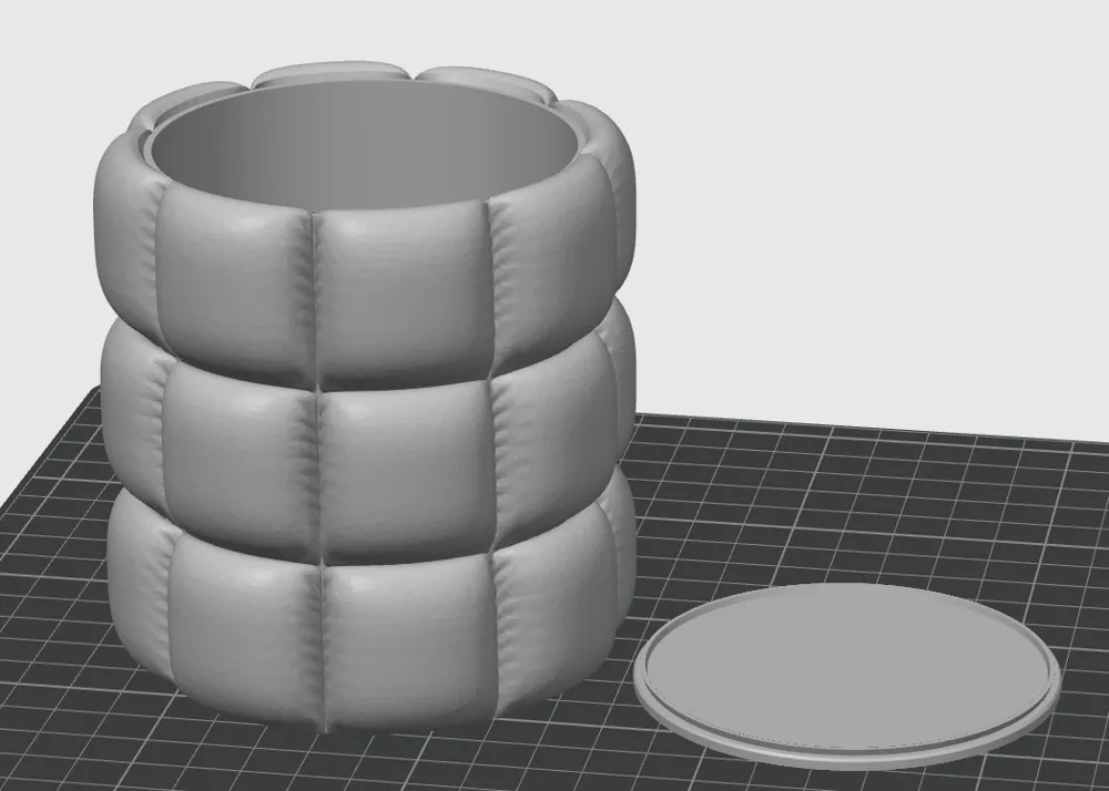 Inflated Soft Cloth Pen Holder by 云端的风 - MakerWorld