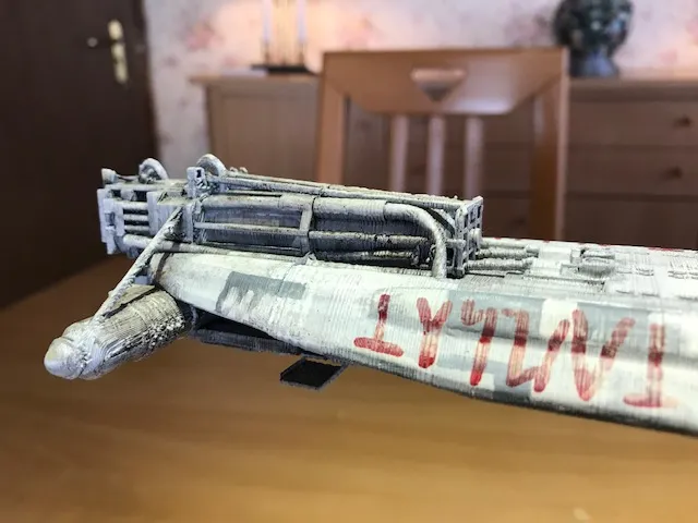 Prison Barge from Galactica's ragtag fleet by DavidB. - MakerWorld