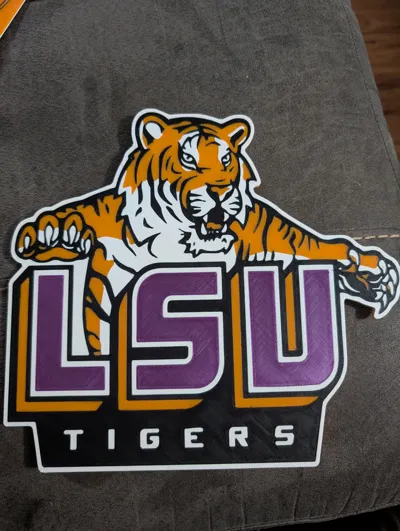 LSU - Free 3D Print Model - MakerWorld