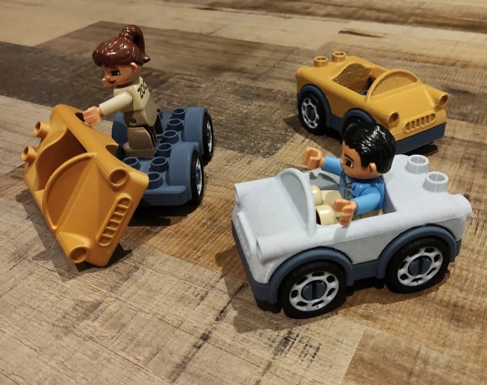 Toy Car - Duplo brick model kit by Thymen - MakerWorld
