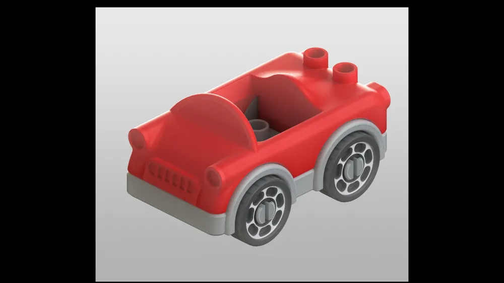 Toy Car - Duplo brick model kit by Thymen - MakerWorld