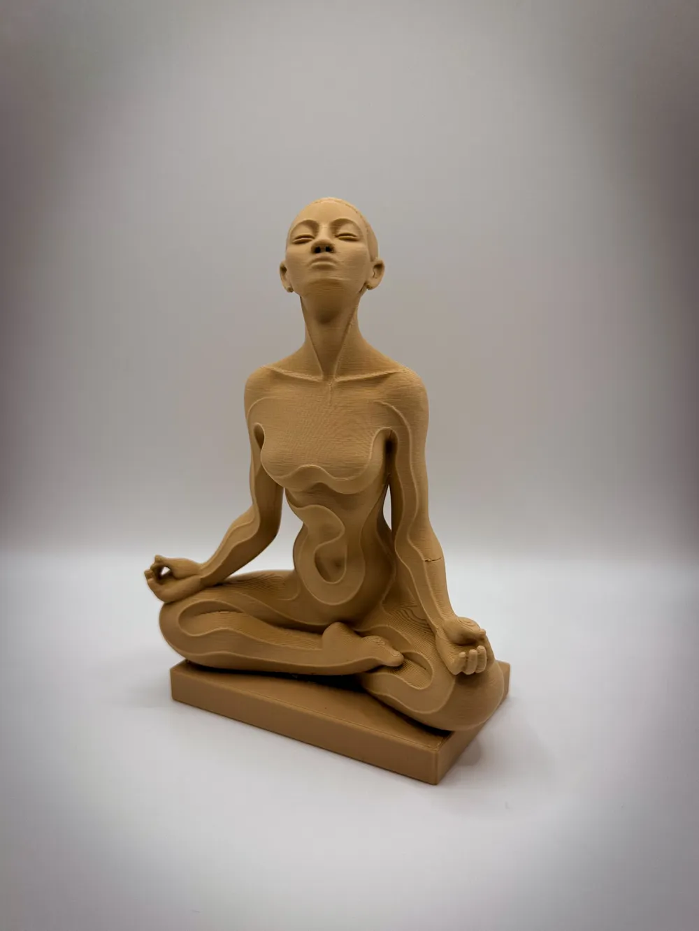 Modern Meditation Statue by LayeredLogic MakerWorld: Download Free 3D ...