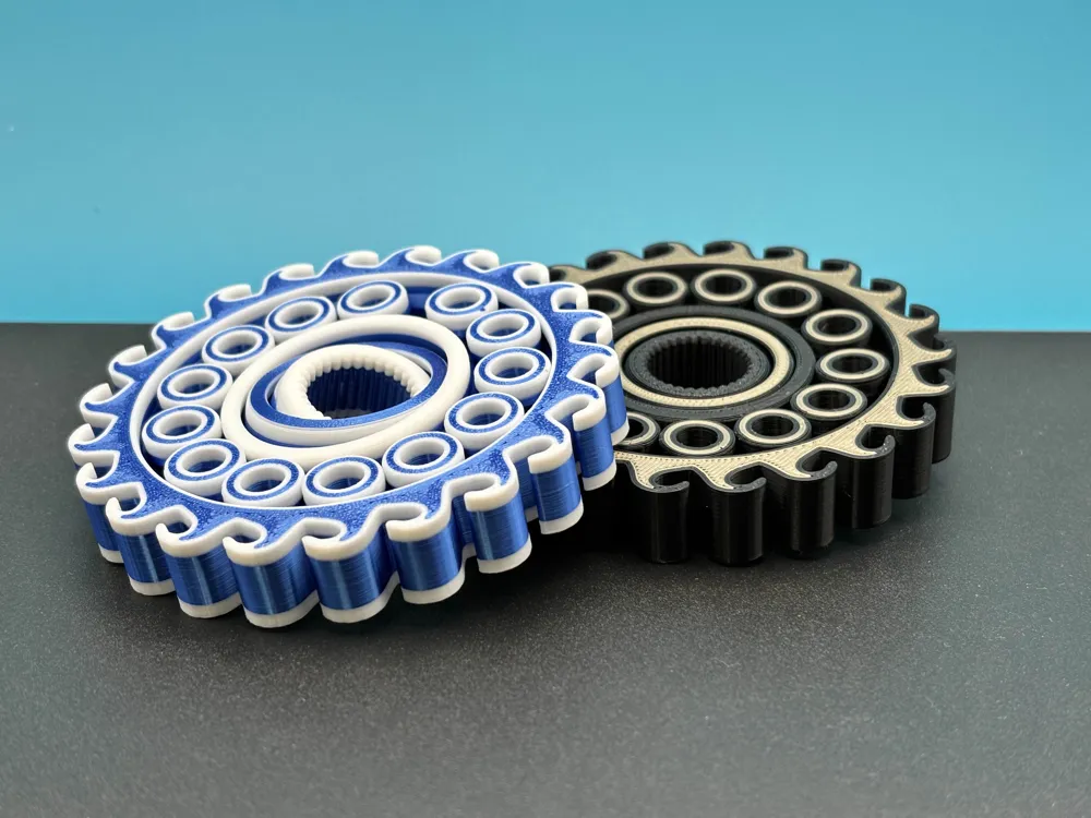 "Wave" Gyro Fidget Spinner Heavy Duty by Sulena 3D Design MakerWorld ...