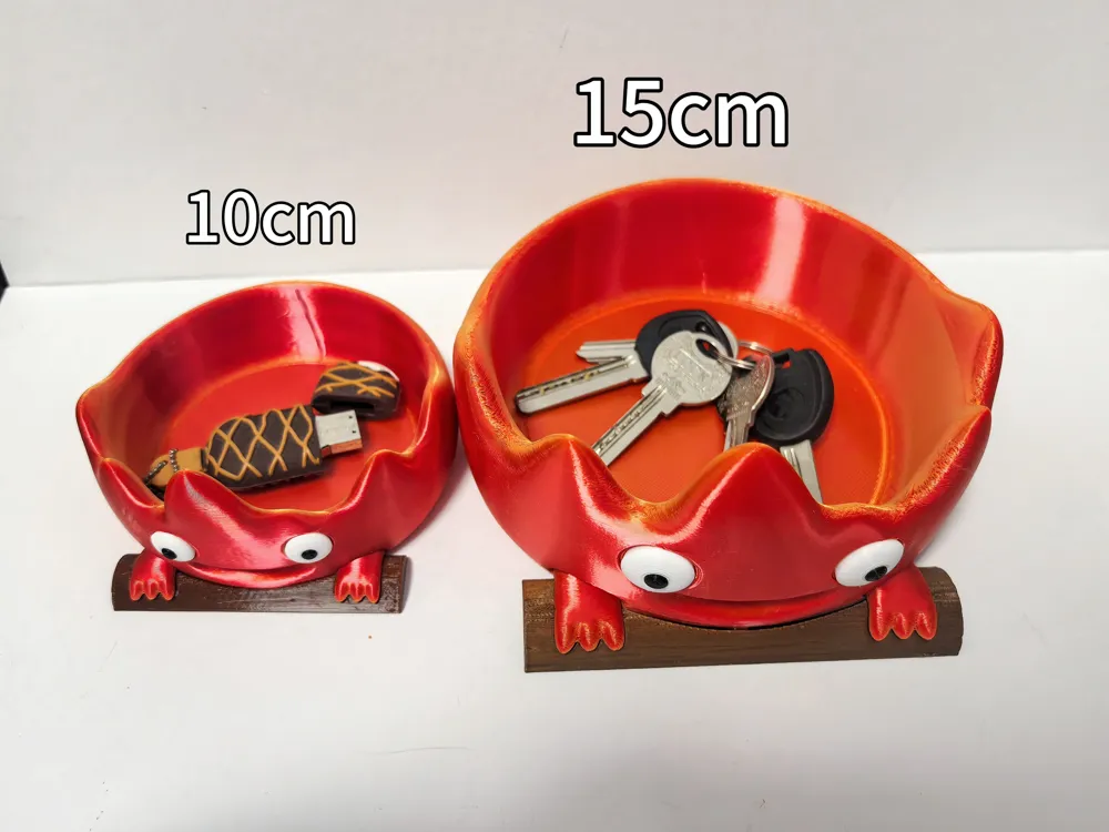 Calcifer Ashtray/Storage Box (separated parts) by 一雕造物 MakerWorld ...