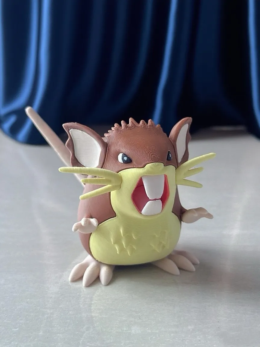 Raticate Pokémon 0020 Raticate Impresión a color por JL3Dprint ...