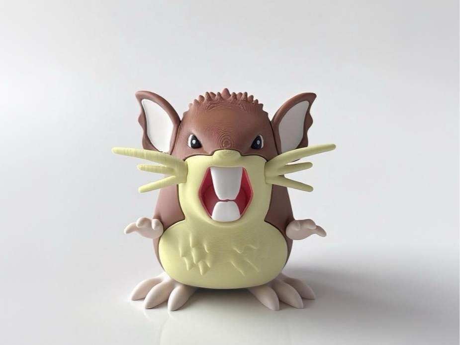 Raticate Pokémon 0020 Raticate Multicolor Print by JL3Dprint MakerWorld ...