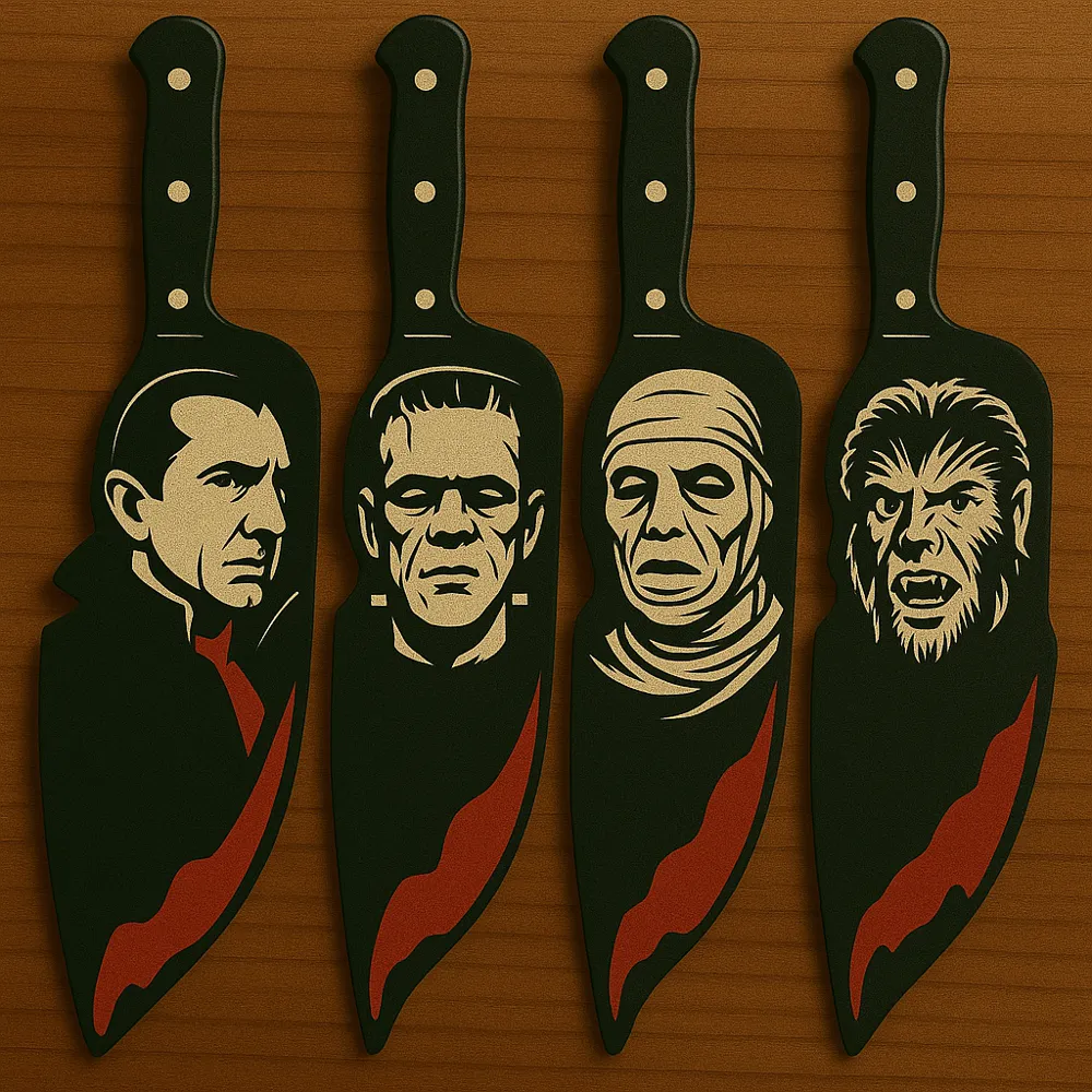 Classic Monsters Knife Set by 3DPrintsForYou MakerWorld: Download Free ...
